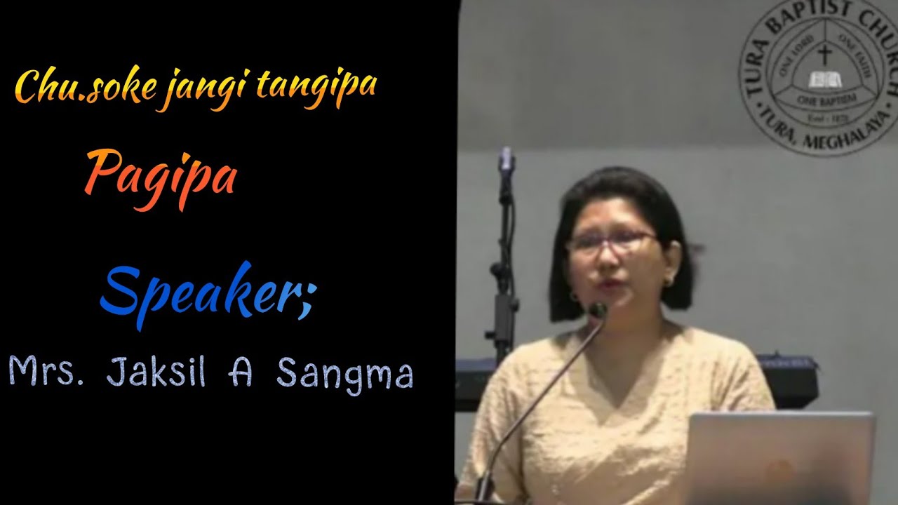 Garo gospel /Father's Day Speaker Mrs. Jaksil A Sangma - YouTube