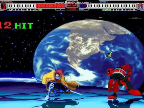 Deadpool vs Gambit MUGEN BATTLE - YouTube