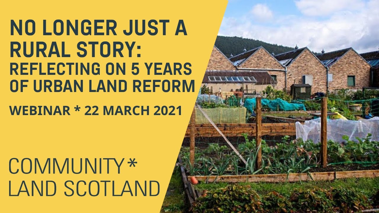 No Longer Just a Rural Story: Reflecting on five years of urban land ...