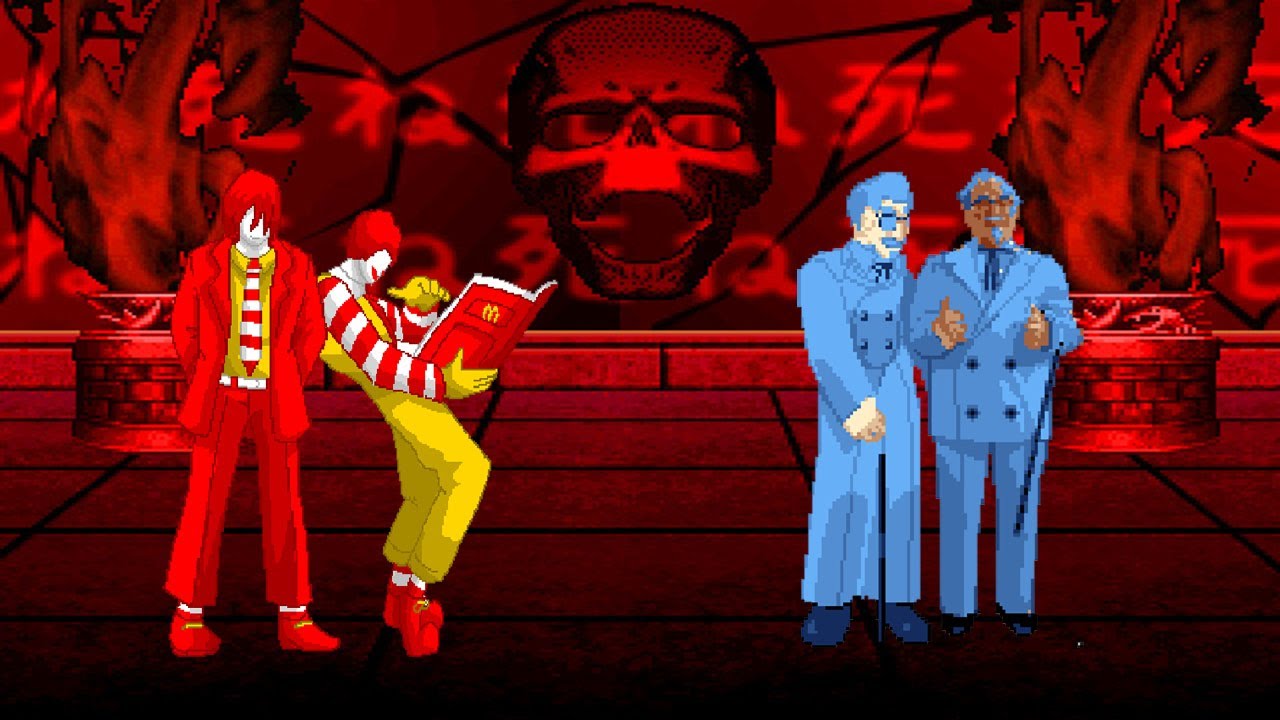 MUGEN | Ronald McDonald vs Colonel Sanders - YouTube