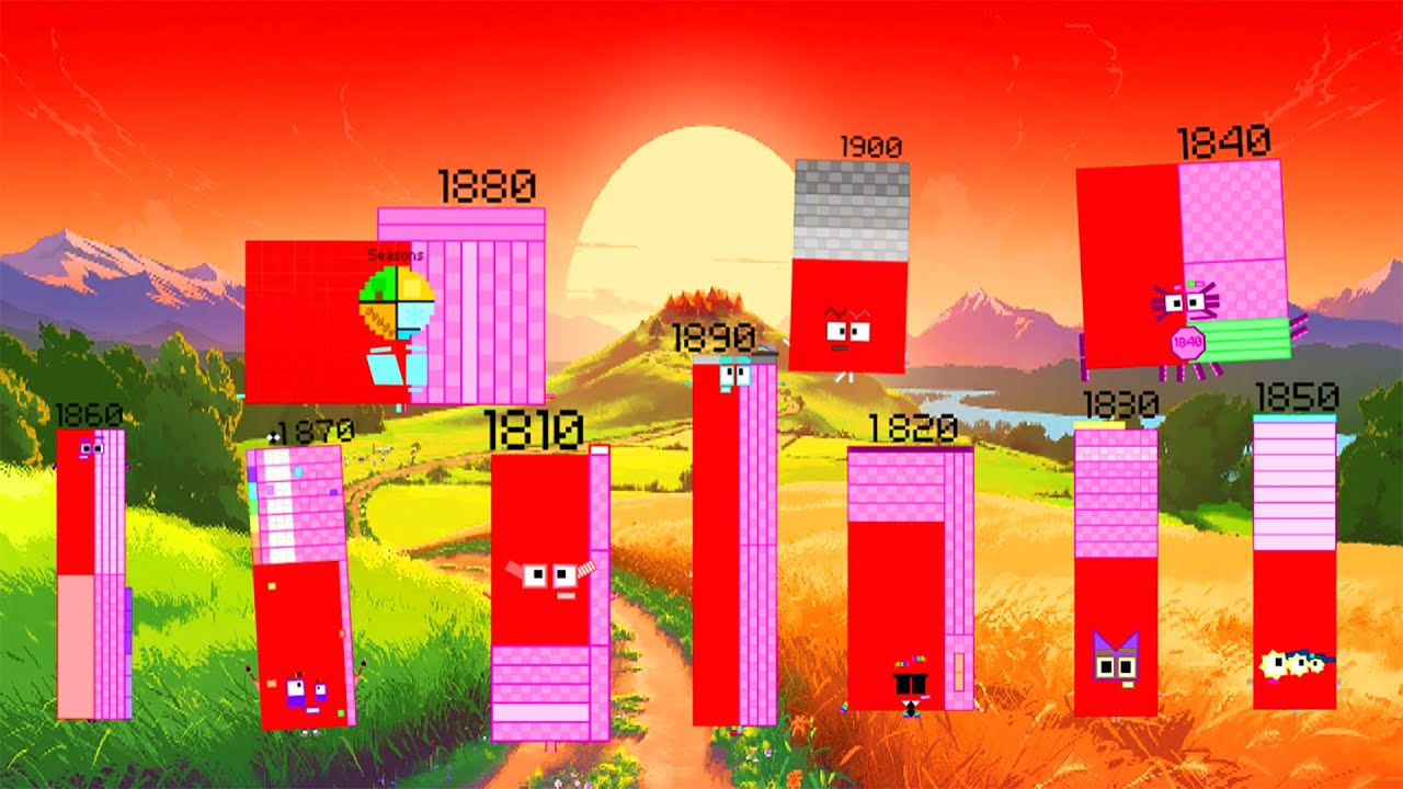 Numberblocks Band Retro 1810 to 1900 But Band Version - YouTube