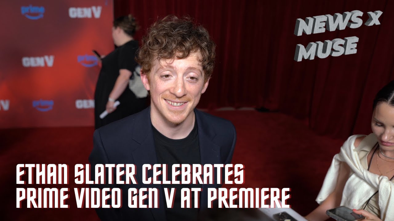 Ethan Slater Celebrates Prime Video GEN V at Premiere - YouTube