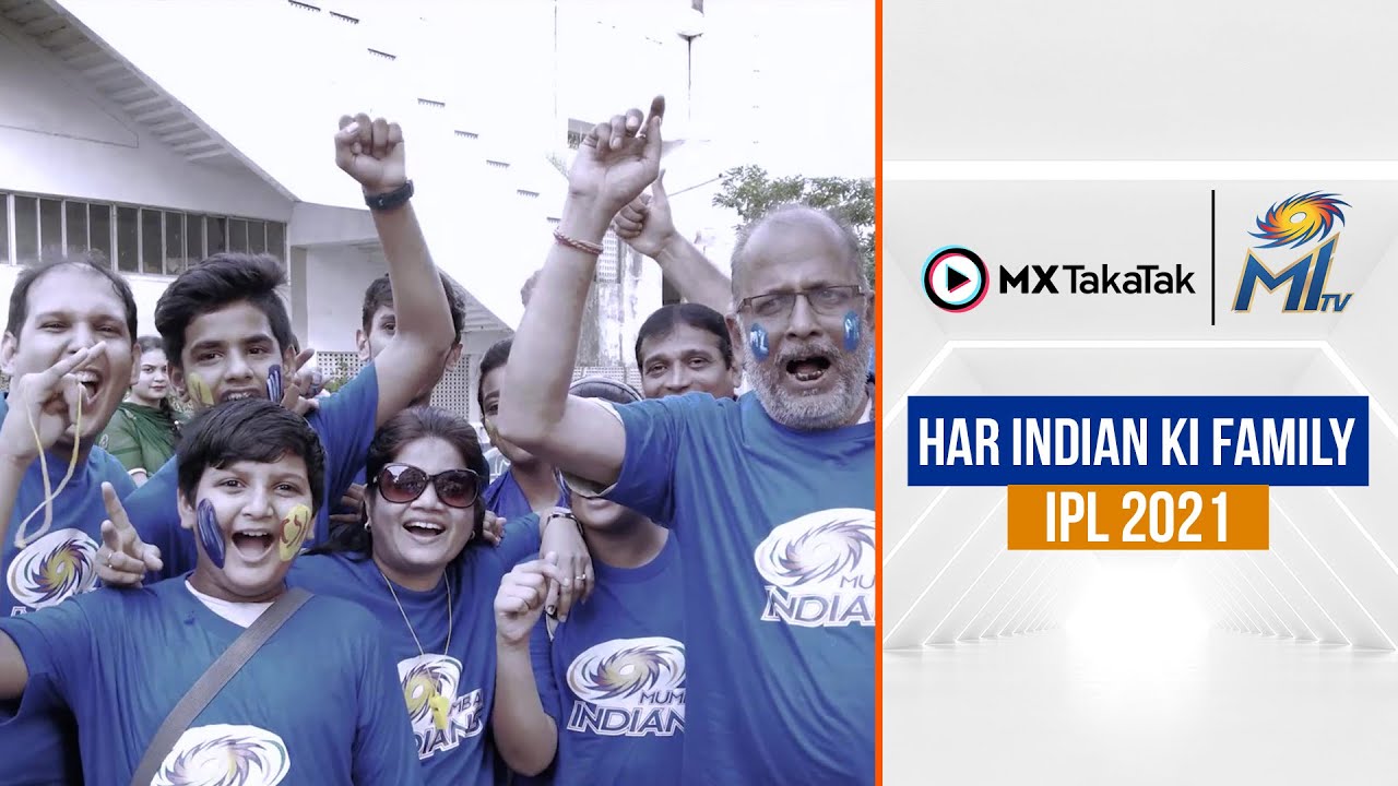 All MI fans are our family | हर इंडियन की फॅमिली | IPL 2021 - YouTube