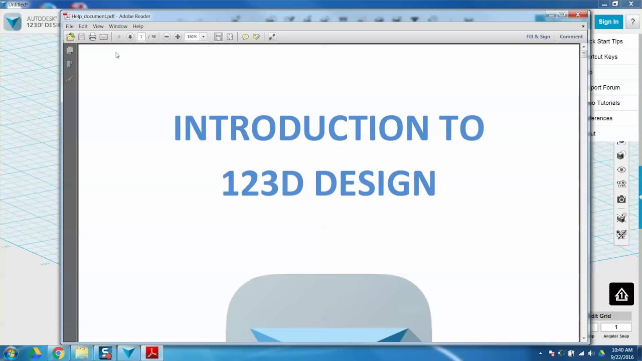 123D Design - Introduction - YouTube