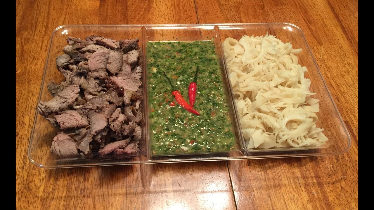 How To Make Fish Paste Dip with Steak and Beef Tribe ( Tirk Prohok chea ...