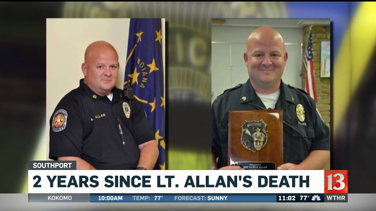 Lt. Aaron Allan honored - YouTube