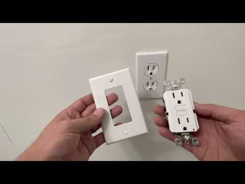 How to change a receptacle or power outlet - YouTube
