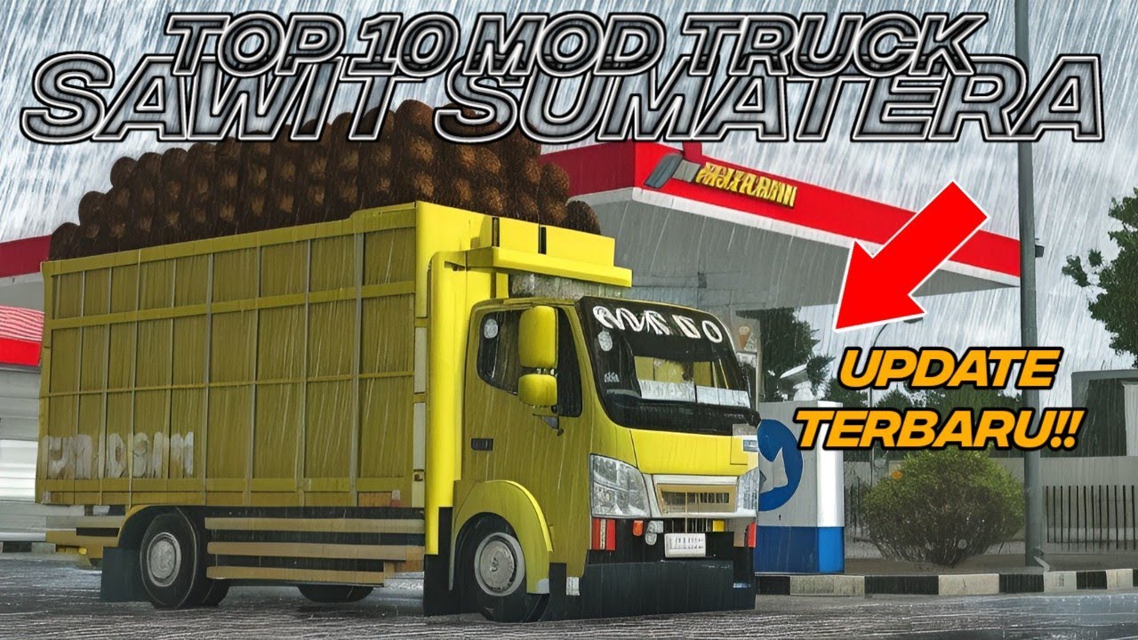 TOP 10 MOD TRUCK SAWIT SUMATERA | MOD BUSSID - YouTube