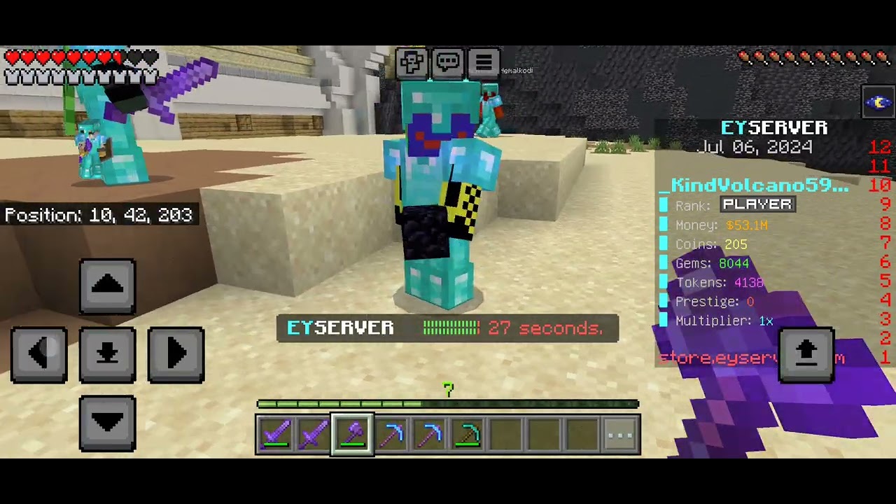 playing eyserver pvp with the great @adfxindustries - YouTube