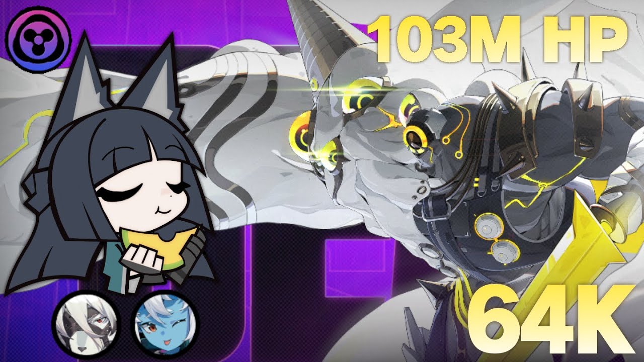 Miyabi Mono ice (Lycaon/Soukaku) 64K Bringer kill - ZZZ Deadly Assault ...