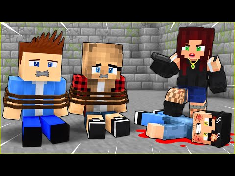 MERVE EMRE'Yİ ÖLDÜRDÜ, KEREM VE ASLI'YI KURTARDI! 😱 - Minecraft