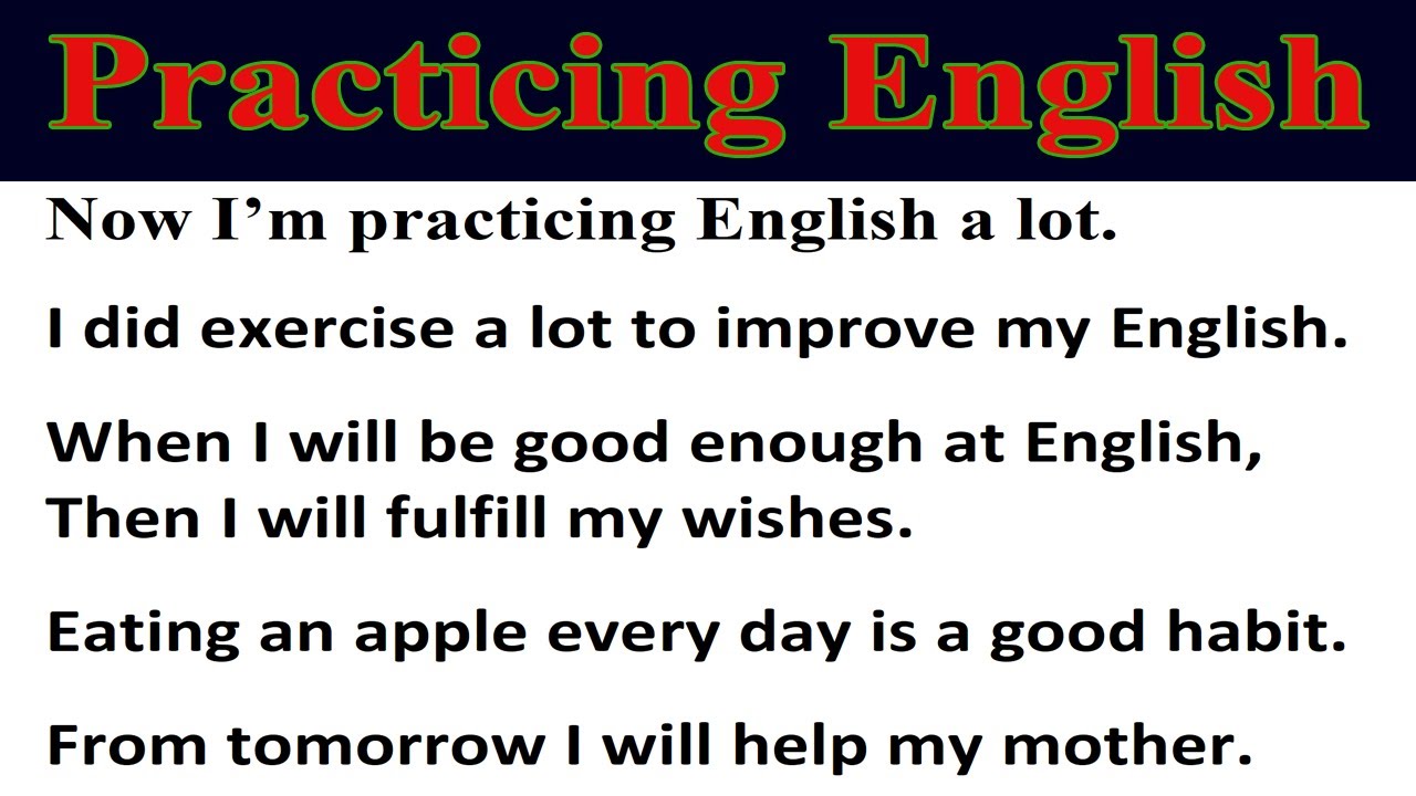 Spoken English I Translation I English Translation - YouTube