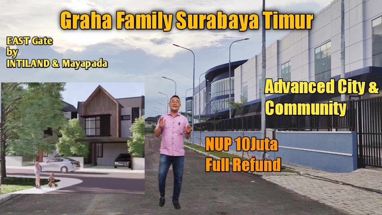 Graha Family Surabaya Timur by intiland‼️East CBD 1.9M| Rumah Rungkut ...