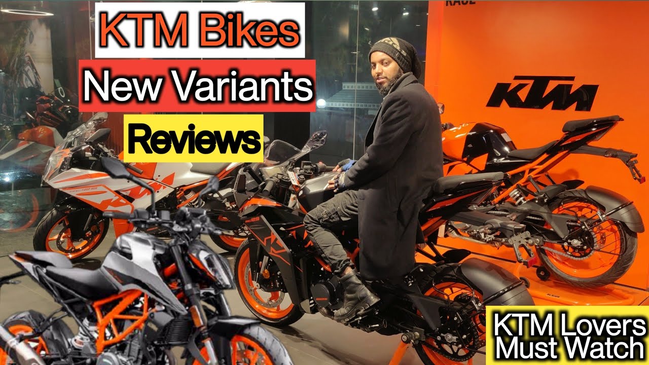 KTM Bikes All New Variants Review | RC 200, RC390, RC125, Duke 250 ...