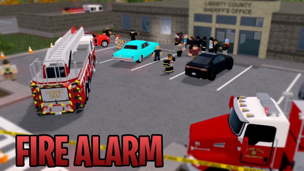 FIRE ALARM at school activates? | Liberty County Roleplay (Roblox ...