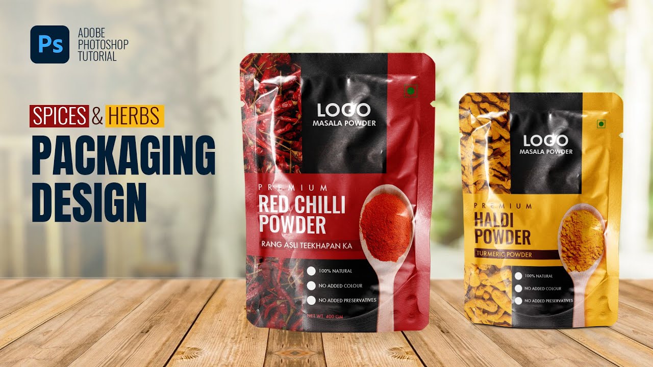 Product Packaging Design in Photoshop | Photoshop Tutorial in Hindi ...