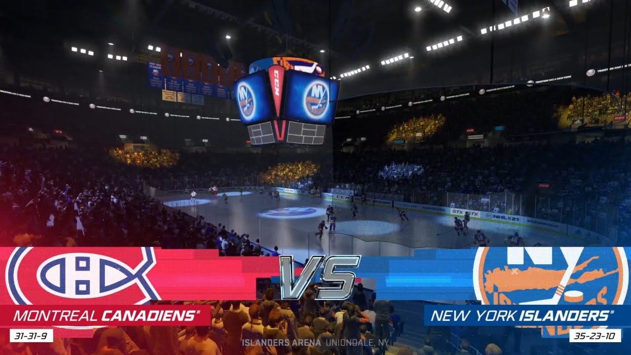 NHL 21 Full Match - Montreal Canadiens vs New York Islanders ...