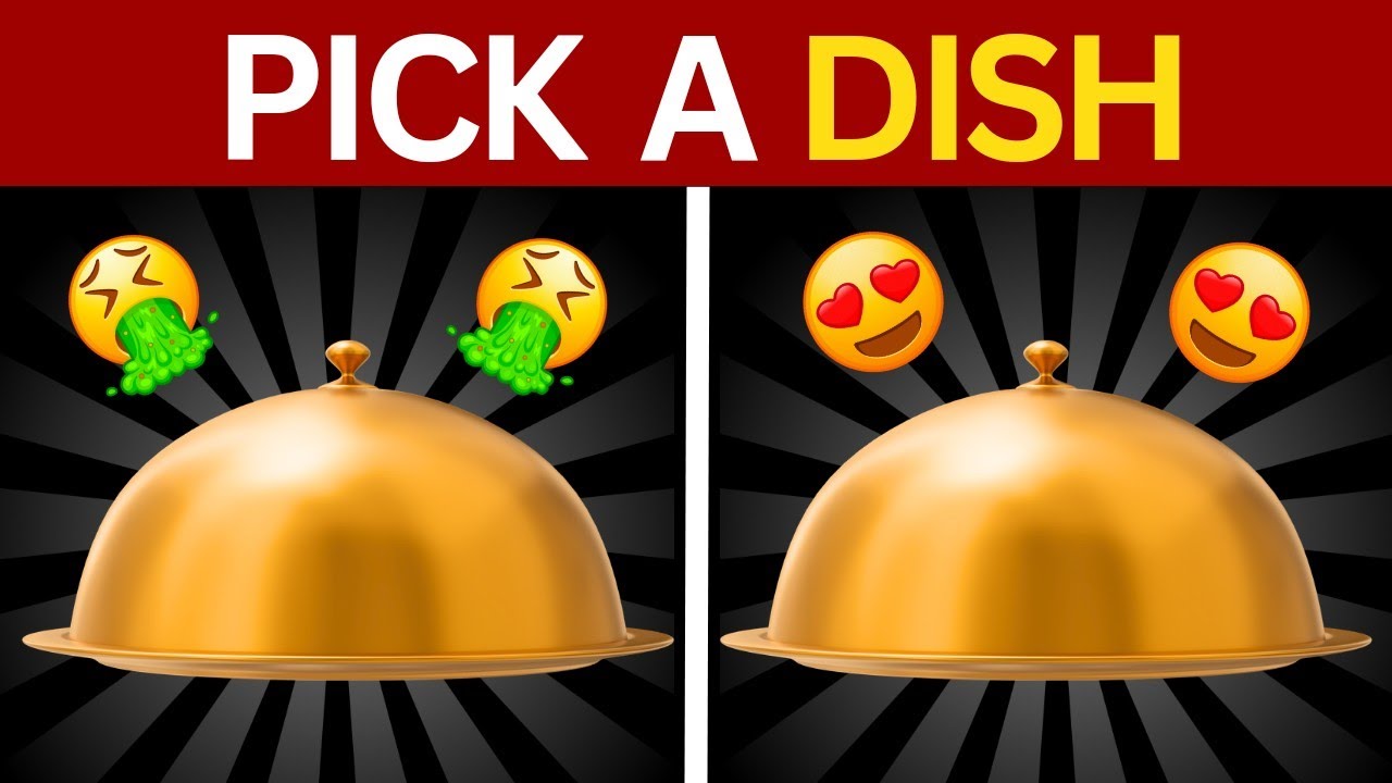 Pick a Dish Quiz | Bad vs. Good Food Edition - YouTube