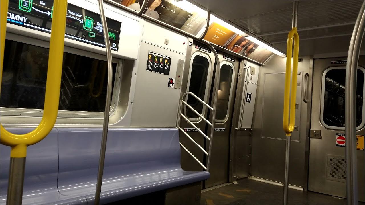 MTA NYC train|BMT Broadway Line|R160 R train ride from Jay street-Metro Tech to Atlantic Avenue ...