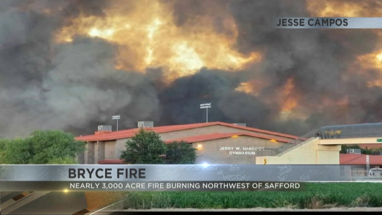 Tucson firefighters battle Bryce Fire near Safford, locals on edge ...