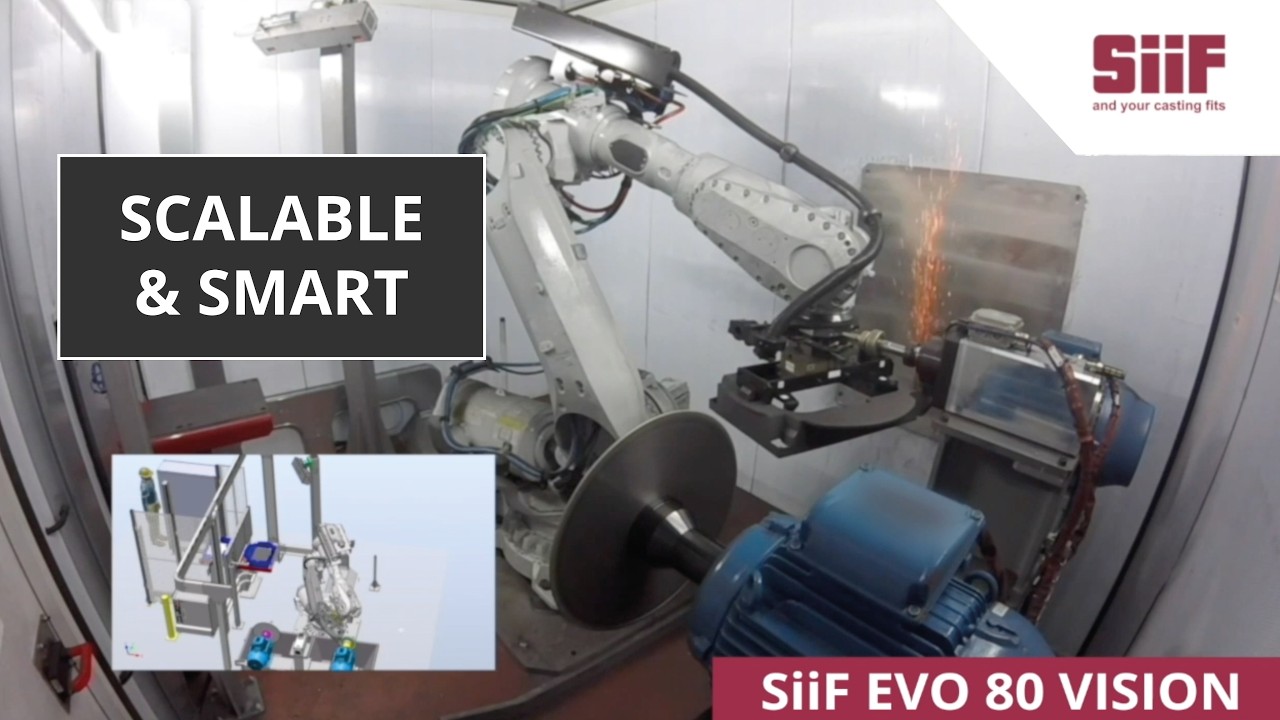 SiiF EVO 80 VISION: Scalable Robotic Finishing Cell with 3D Vision ...