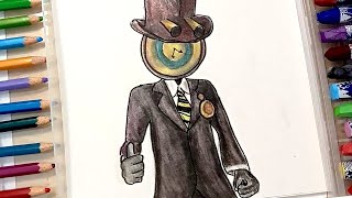 {Drawing} Skibidi Toilet Multiverse/How to draw Clockman | Doovi