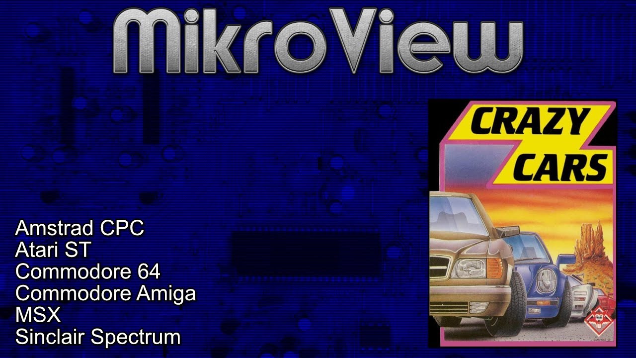 Mikroview #122: Crazy Cars on Amstrad, Amiga, Atari ST, C64, MSX and ...