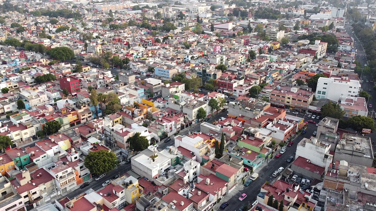 🇲🇽Flying over my neigborhood héroes de Churubusco and Unidad Modelo ...