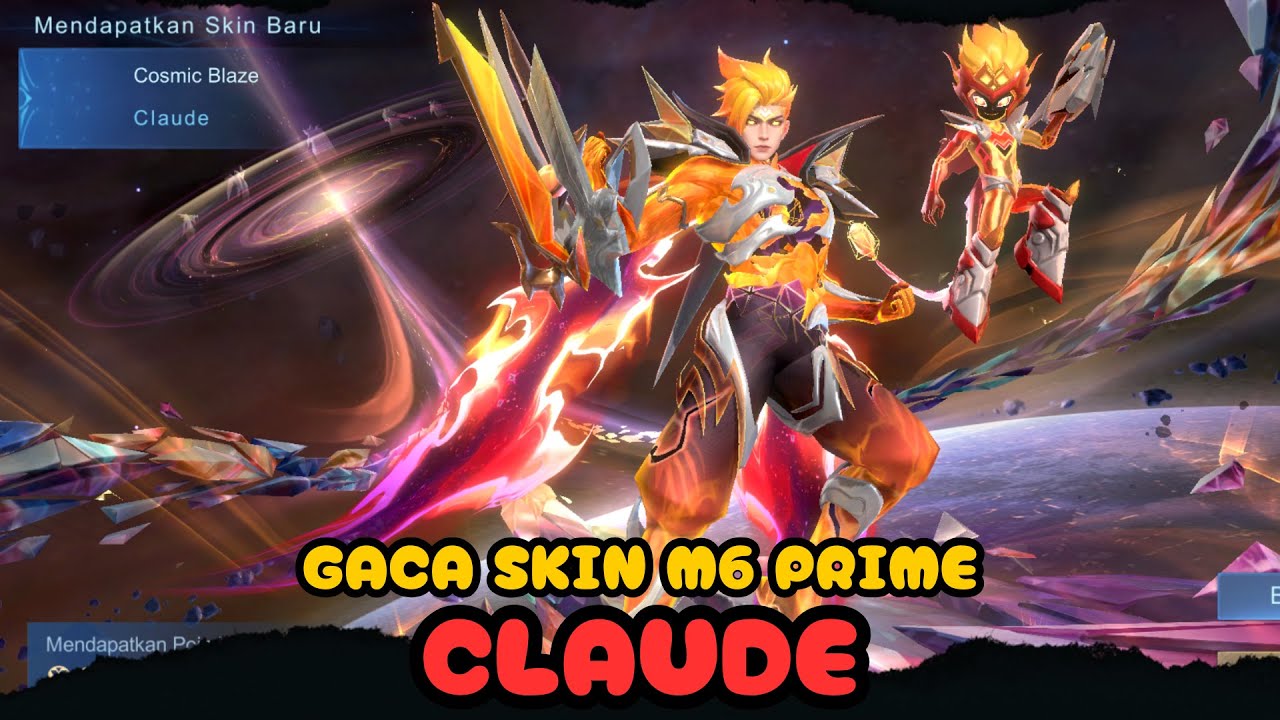 Abis berapa diamondkah untuk skin m6 prime claude mobile legends - YouTube