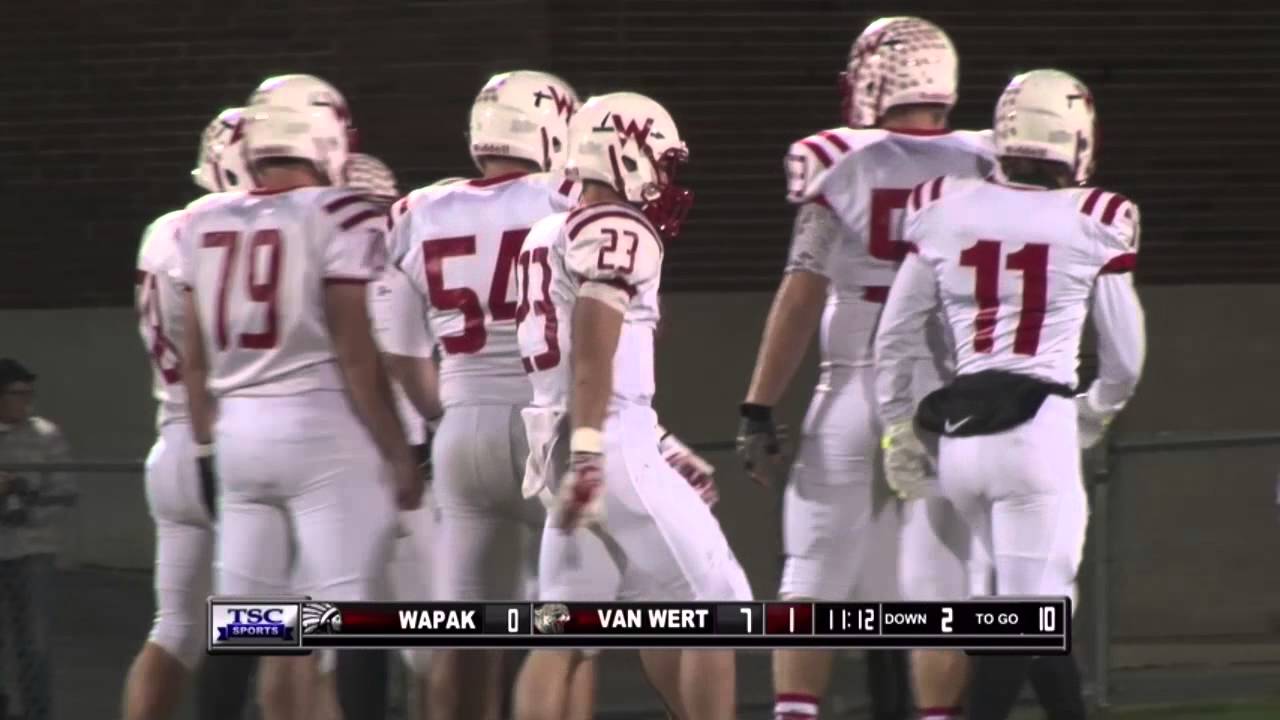 2015-10-30 | HS Football Broadcast | Wapak at Van Wert - YouTube