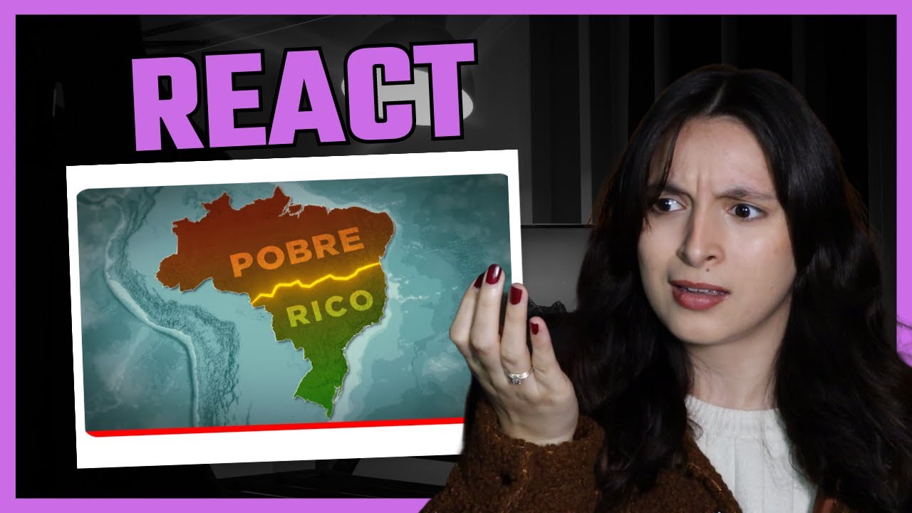 REACT A "Por que o Sul do Brasil é Muito mais Rico do que o Norte?" - YouTube