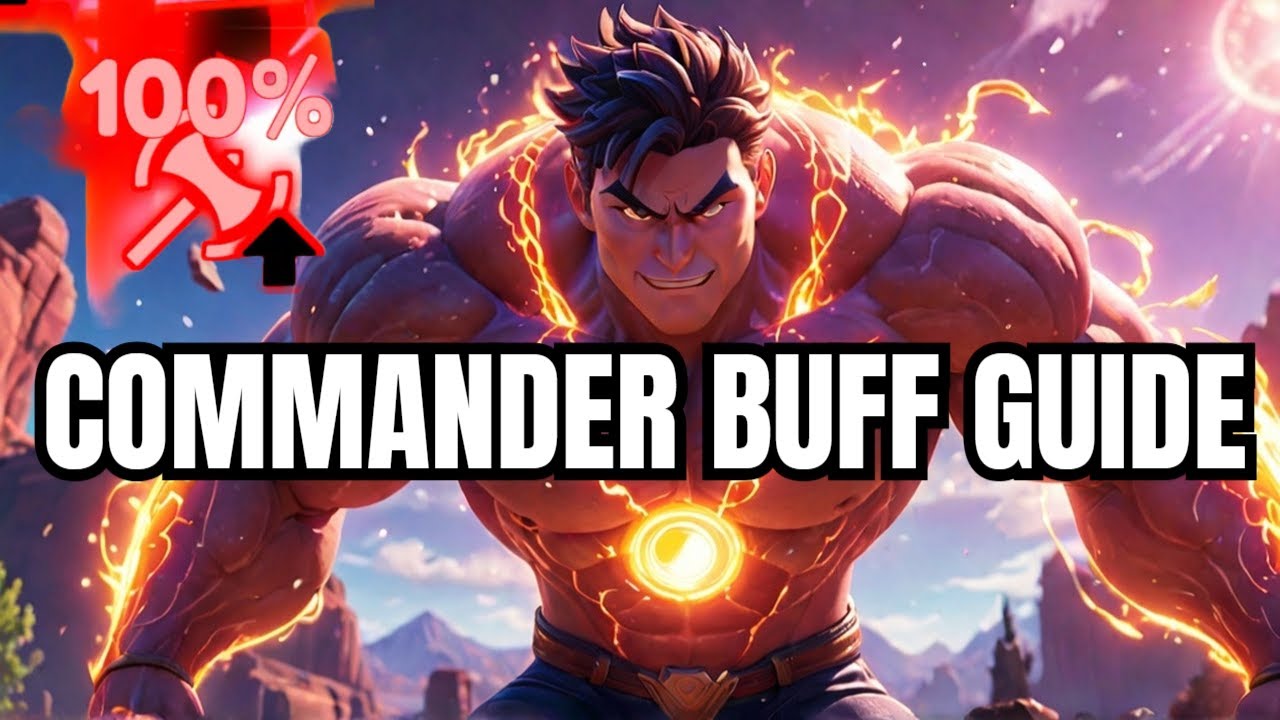 How to use Commander's 100% Buff in Anime Adventures (none cursed ...