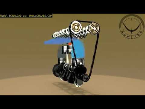 4 Stroke Engine How it works - YouTube
