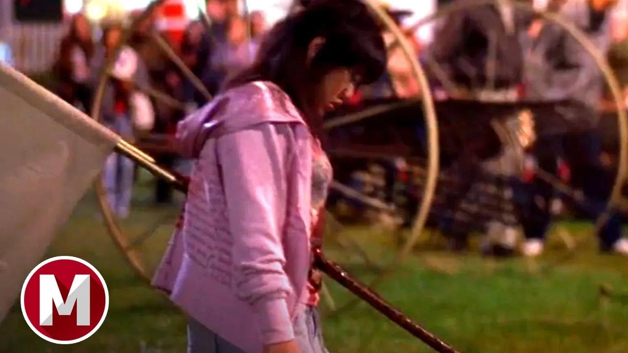 Final Destination 3 (2006) - Impaled by a Flag Scene - YouTube