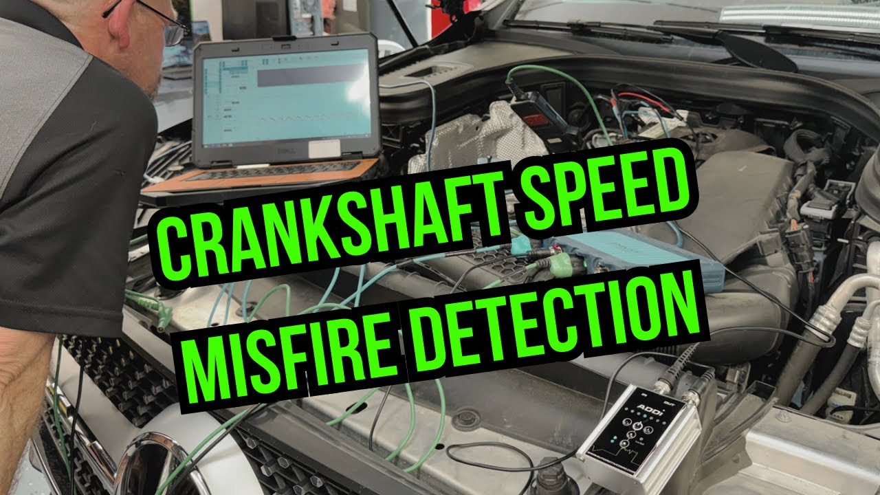 Crankshaft speed misfire detection using the ADDi - YouTube