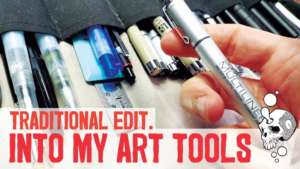 Full review of my TOOLS for TRADITIONAL ART - YouTube