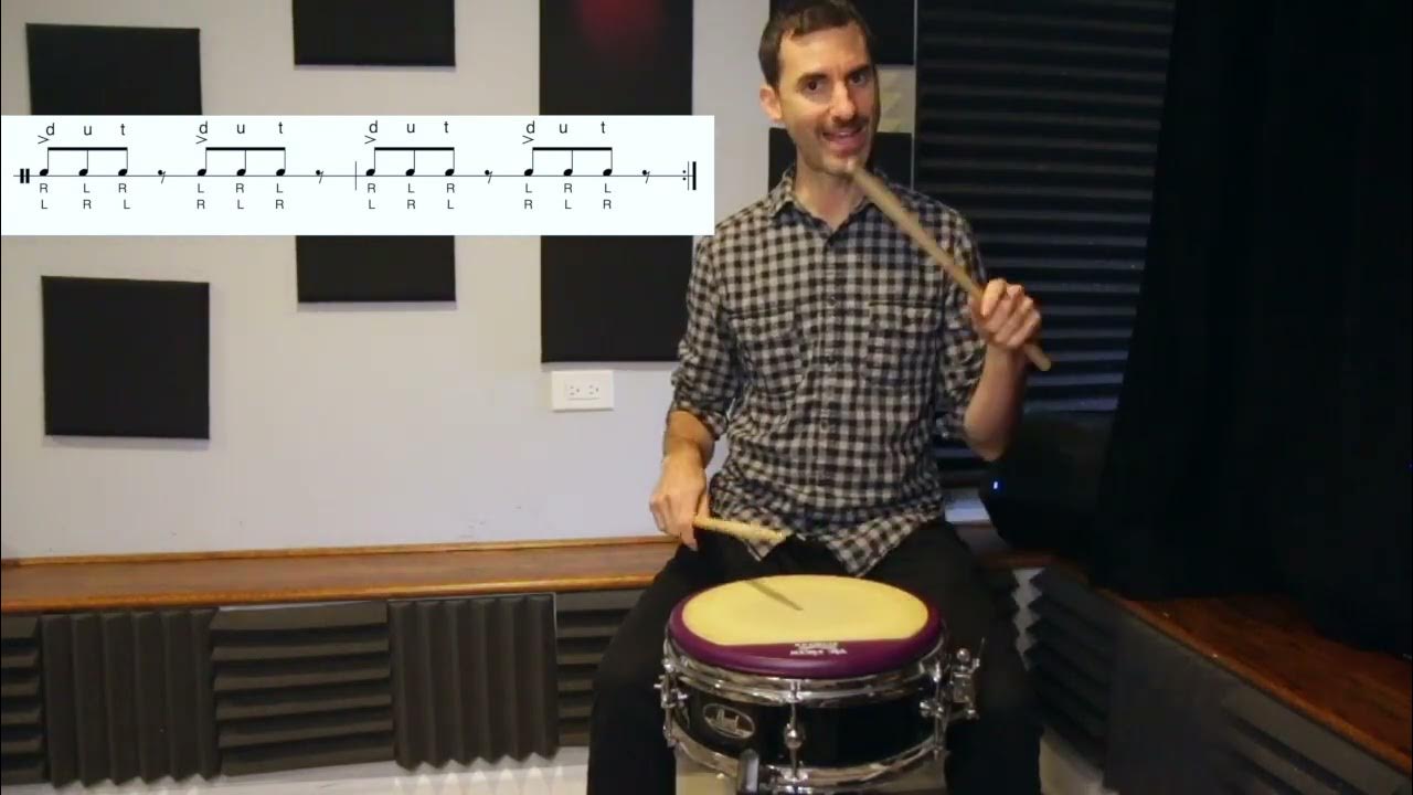 Paradiddle Speed Builders using Moeller Technique - YouTube