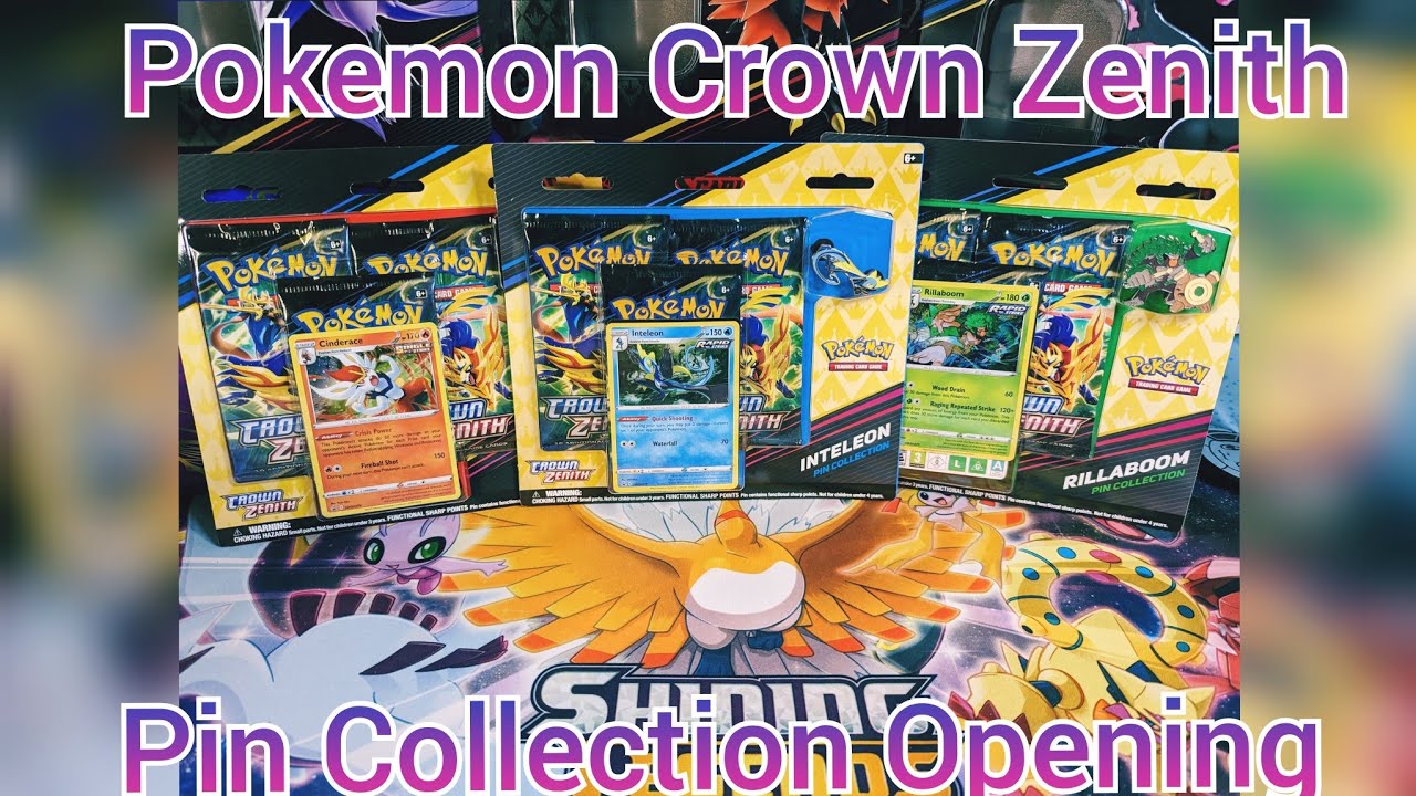 Pokemon TCG: Crown Zenith Pin Collection Opening! We Finally Pulled it ...