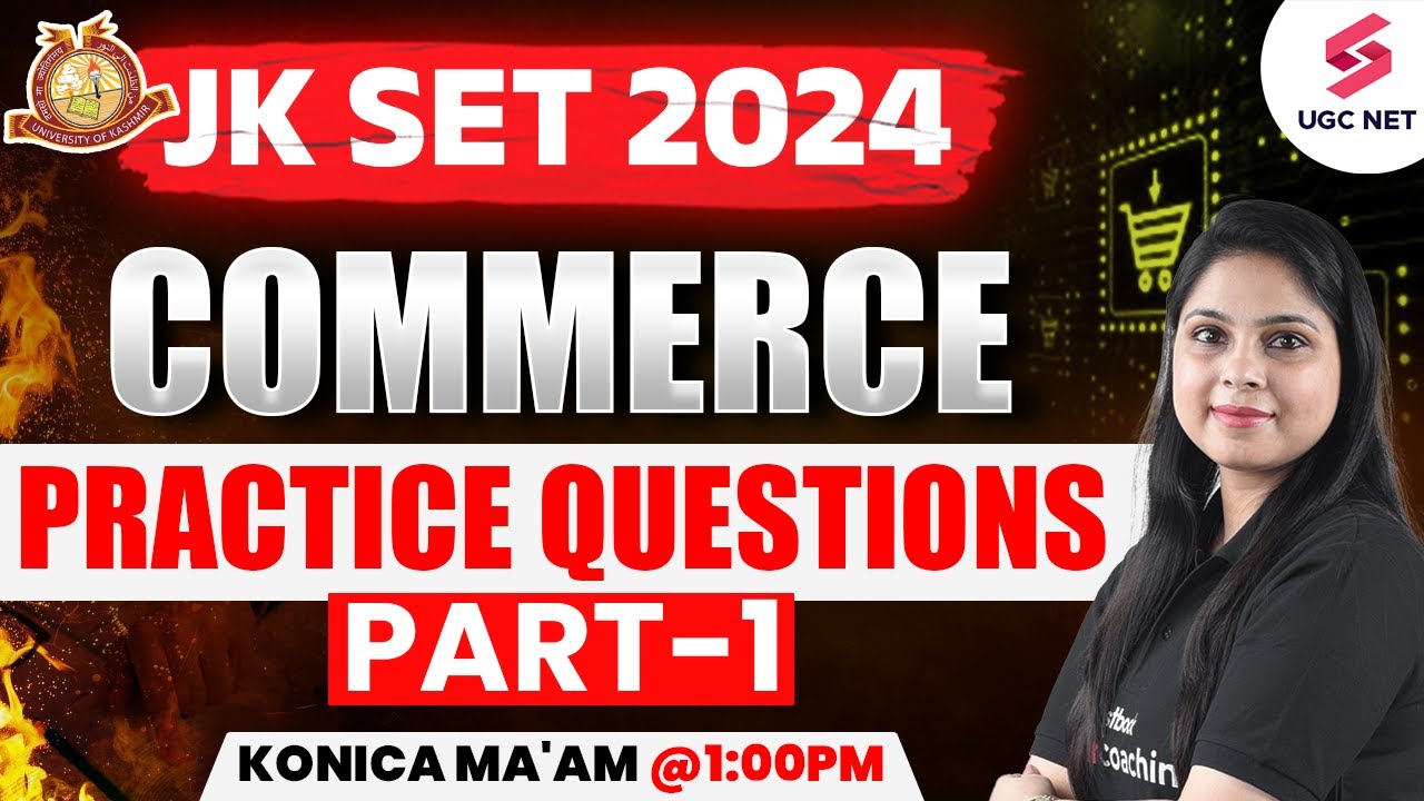 JK SET 2024 Commerce | JK SET Commerce Most Important Practice ...