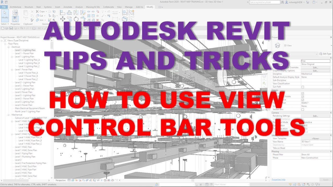 TIPS AND TRICKS: HOW TO USE VIEW CONTROL BAR TOOLS - YouTube