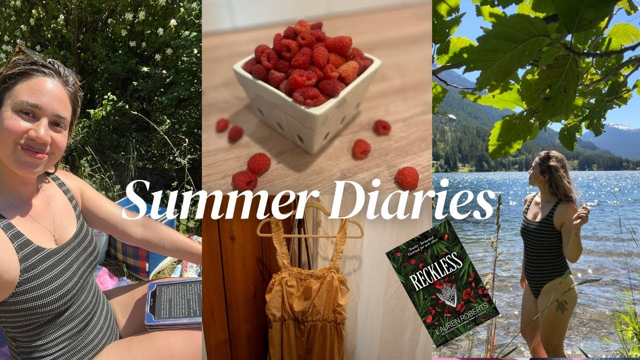 SUMMER VLOG 🌺| Thrifting, Reading Reckless, Swimming, Baking - YouTube