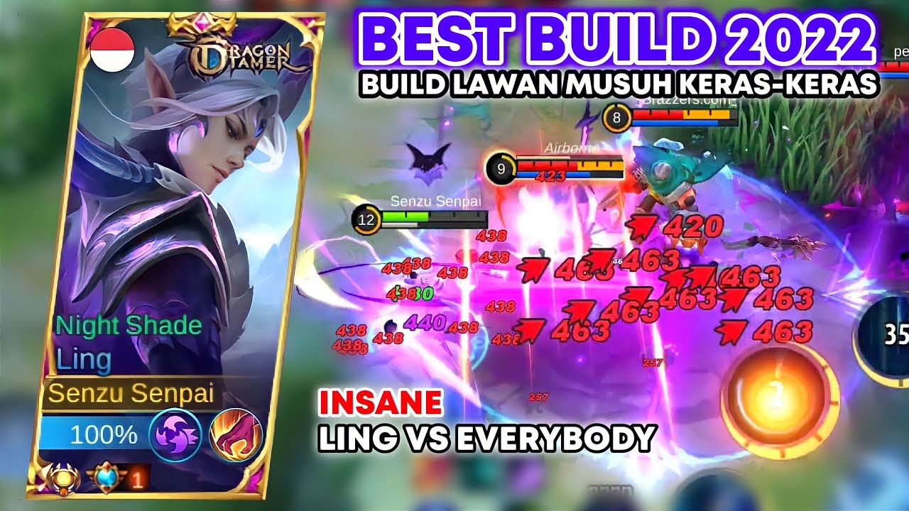 LING BEST BUILD & EMBLEM 2022 | BUILD BUAT LAWAN MUSUH YANG TEBEL-TEBEL ...