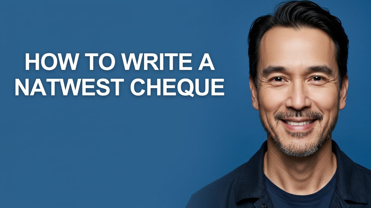 How to Write a Natwest Cheque - KevinHowTo - YouTube