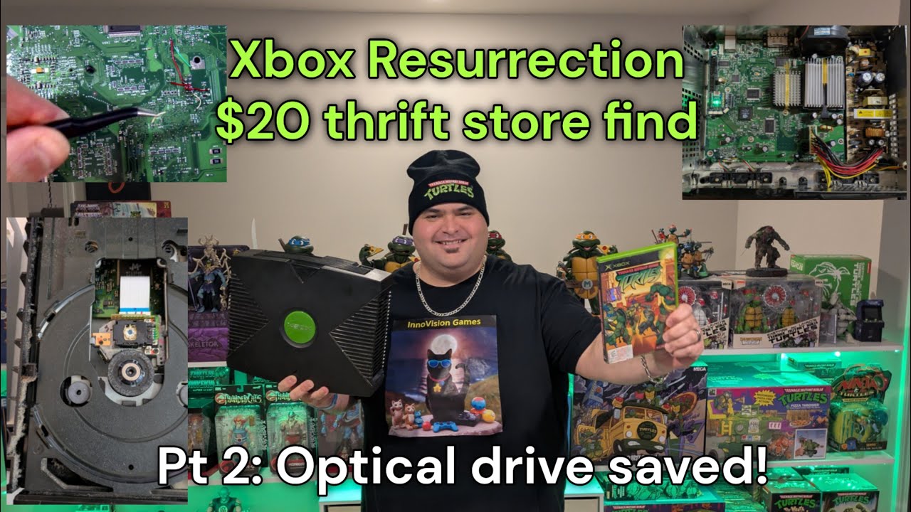 Xbox Resurrection $20 Thrift Store Find - Pt. 2 Optical Drive Saved ...