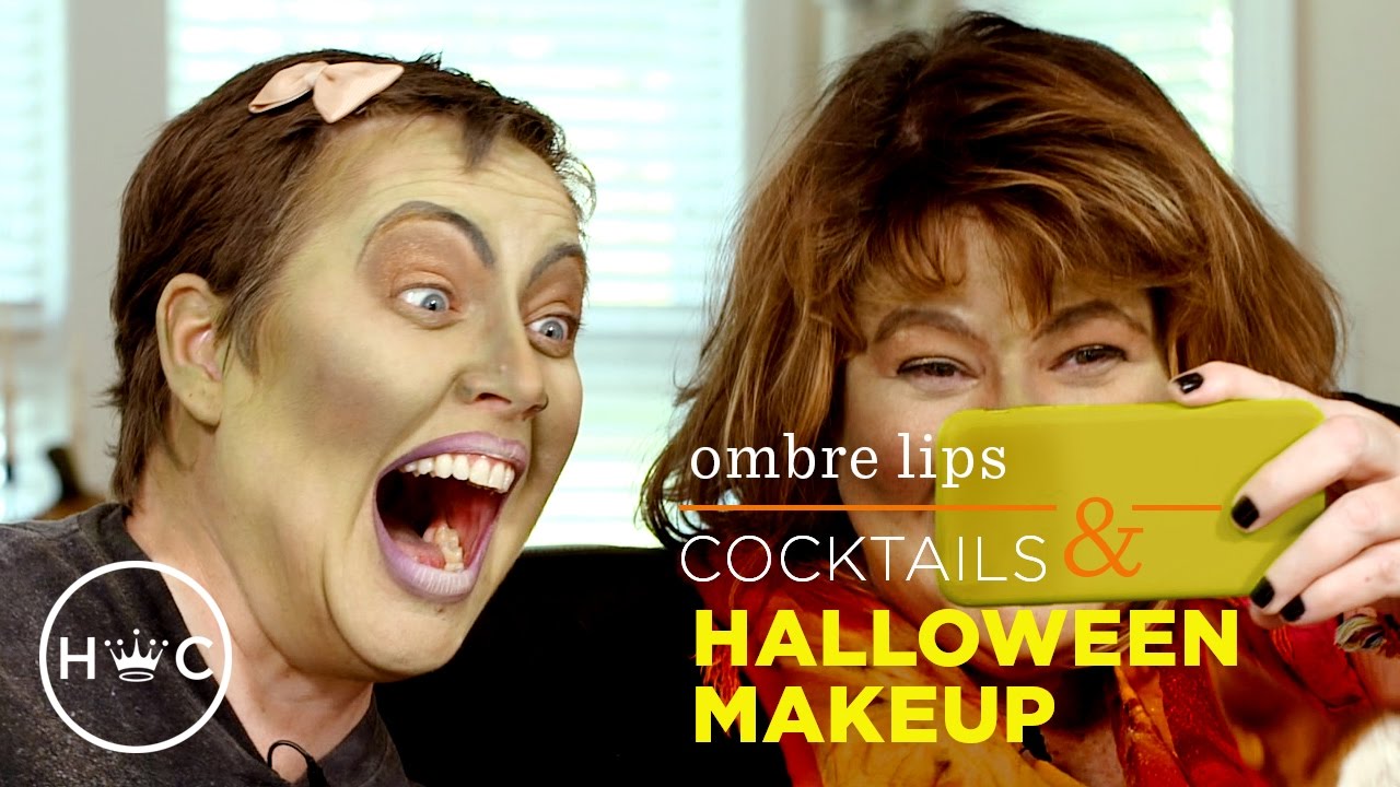 Halloween Witch Lips Makeup Tutorial | Cocktails & Creativity (Part 4 ...