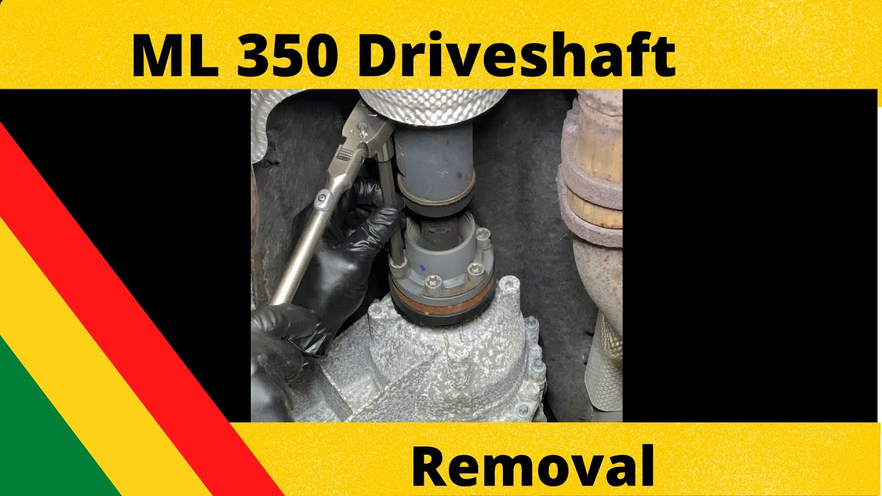 ML 350 Drive Shaft Bolts Pro Tip - YouTube