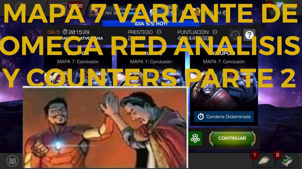 Mapa 7 Omega red Variante Segunda parte, mejores counters, conociendo ...