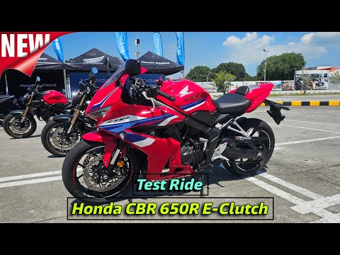 Honda CBR 650R e-clutch test ride