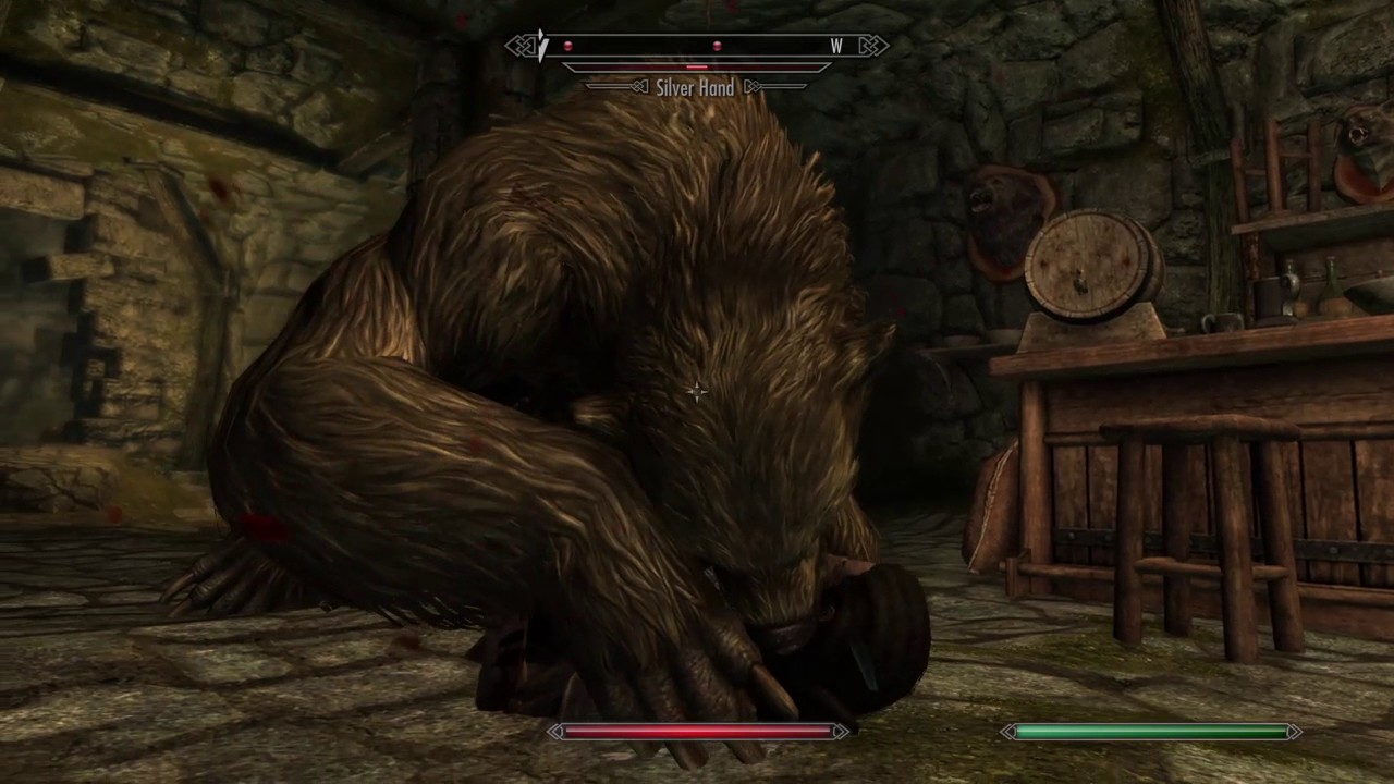 Skyrim: Special Edition- Werebear Gameplay - YouTube
