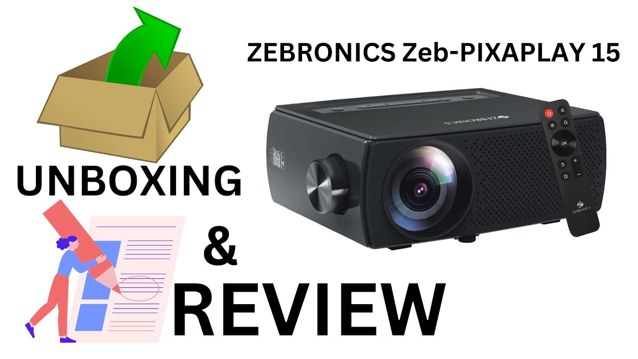 ZEBRONICS Zeb-PIXAPLAY 15 - UNBOXING & REVIEW - Info TeCh FuSion - YouTube